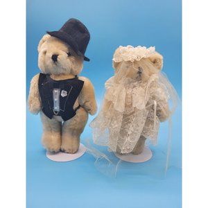 Toys | Bride Groom Teddy Bear Plush Stuffed Animal 9 Tuxedo Wedding ...